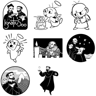 Ignatius 500 Sticker Pack