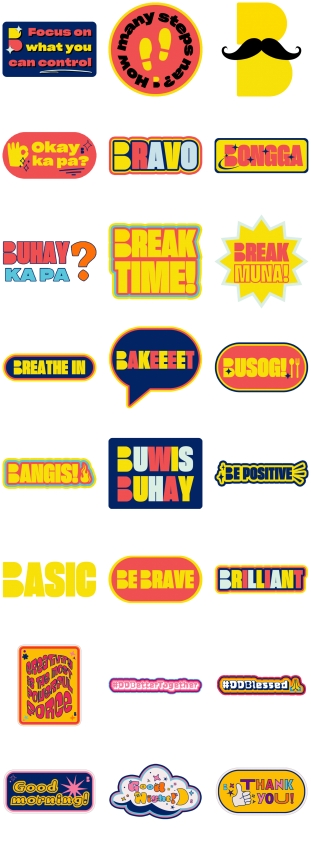 DDB PH Intern Stickers